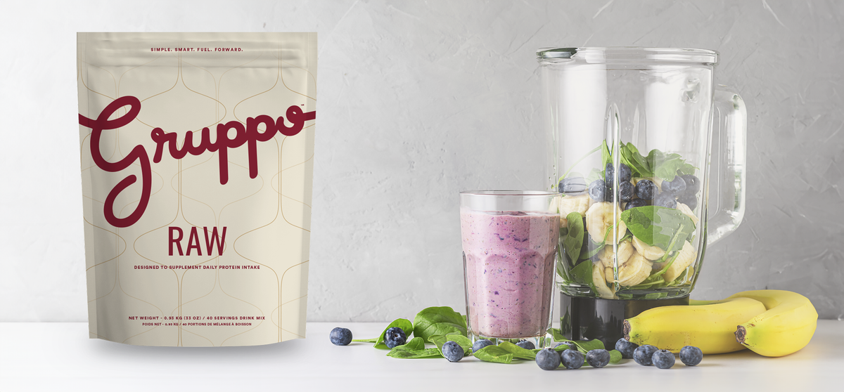 RAW Protein Powered Berry Smoothie – Gruppo Nutrition